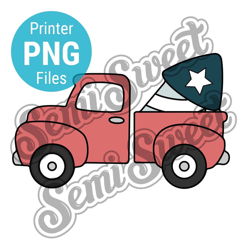 Firework Truck Set- PNG Image