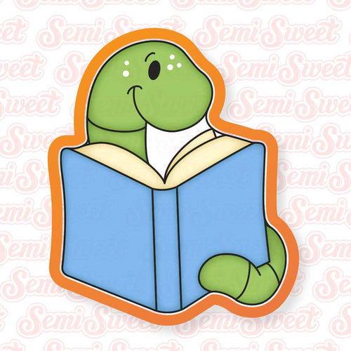 Bookworm with Book Cookie Cutter
