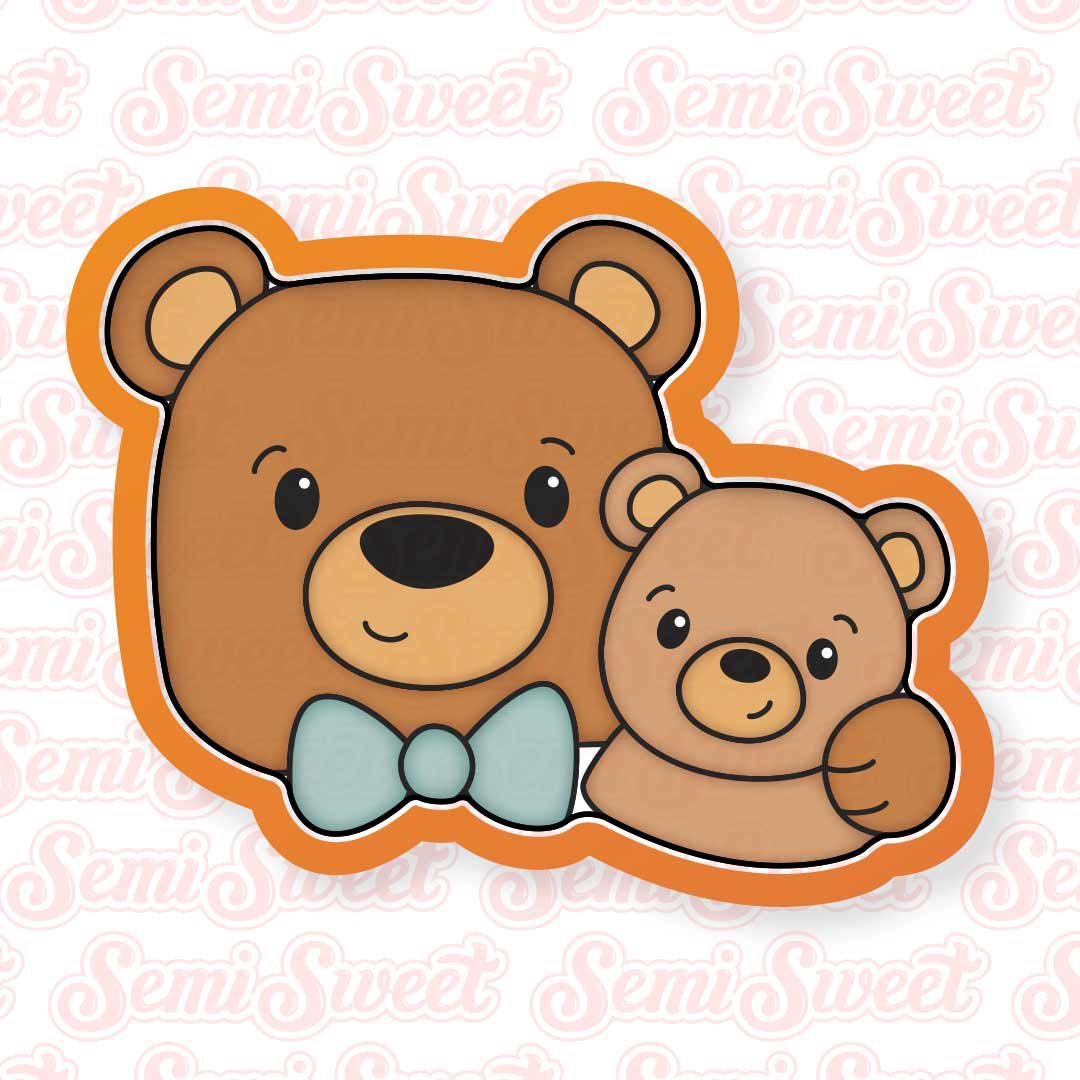 Papa Bear Hug Cookie Cutter