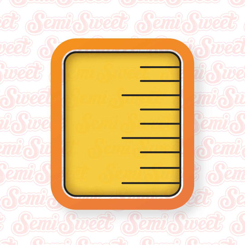 Chubby Ruler Mini Cookie Cutter