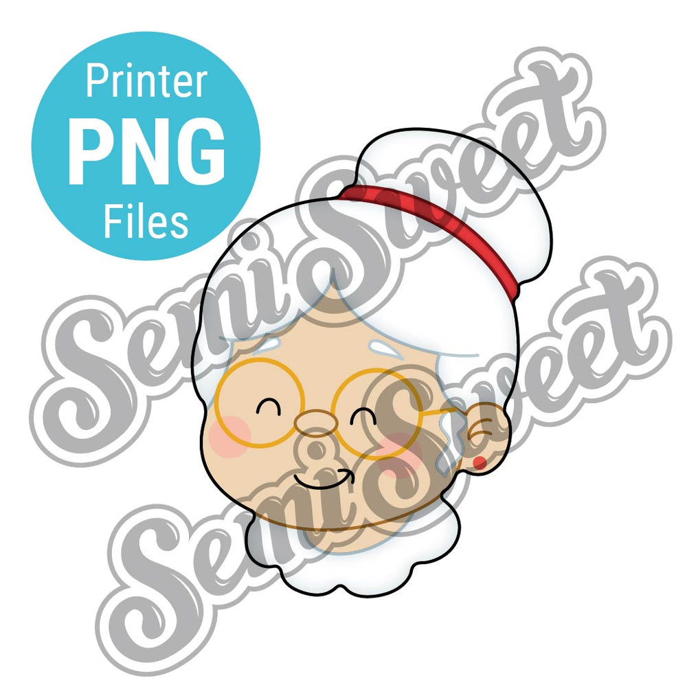 Mrs Claus Face - PNG Images