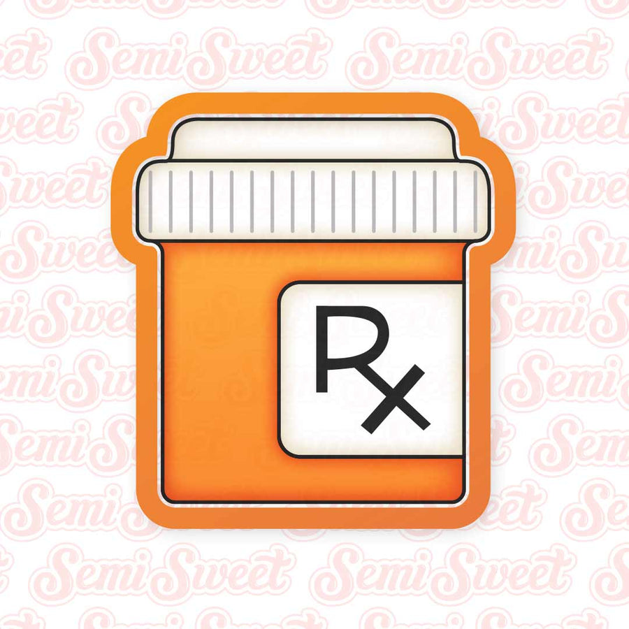 Prescription Pill Bottle Cookie Cutter