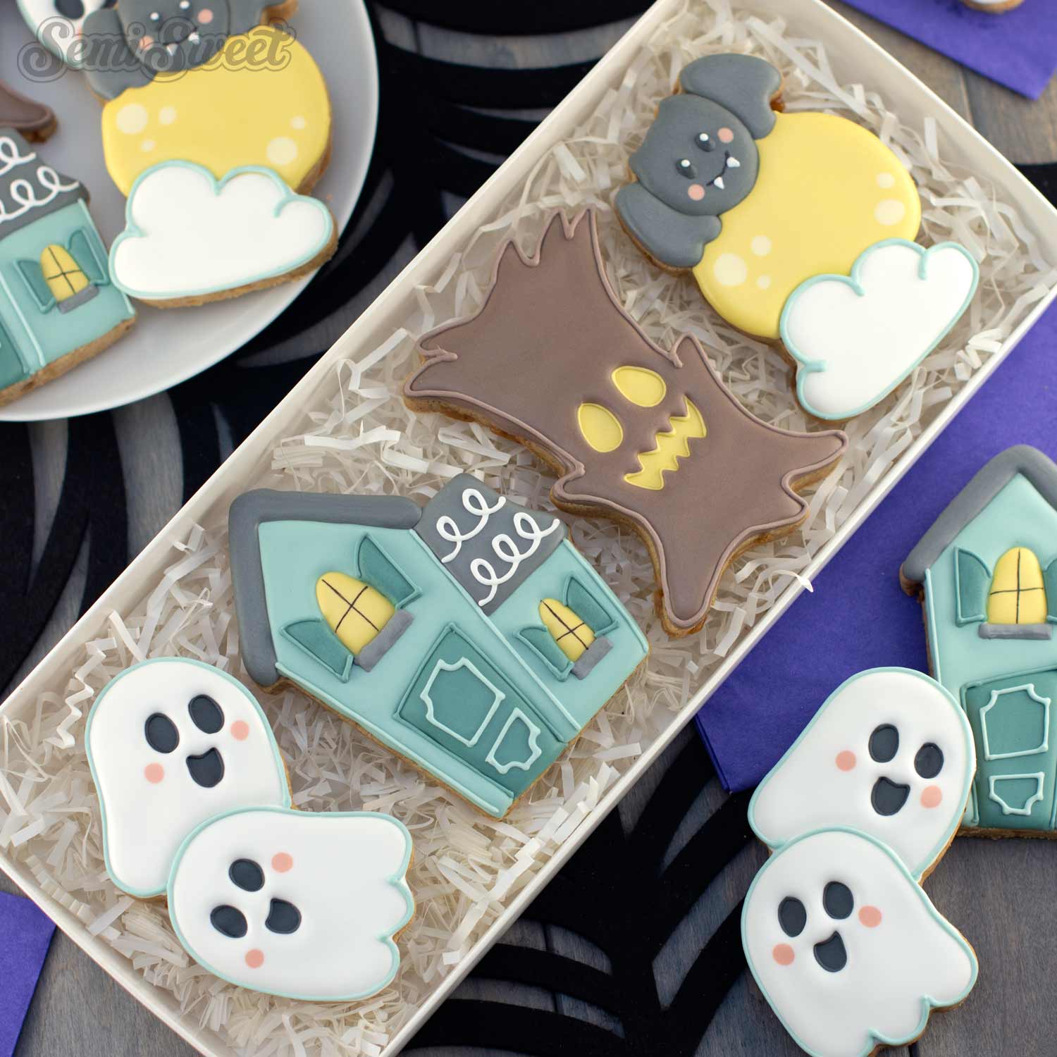 Thin Haunted House Cookie Cutter Set