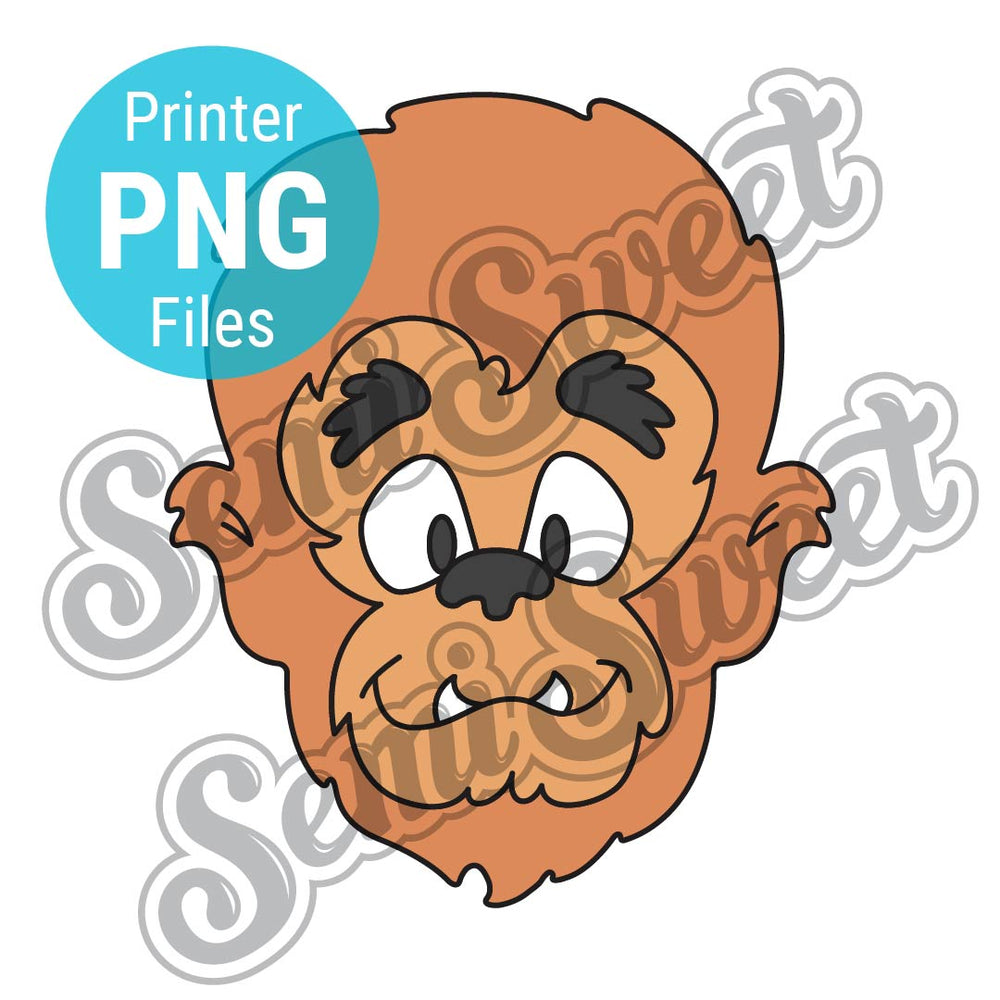 Wolfman Face Cookie Cutter - PNG Images