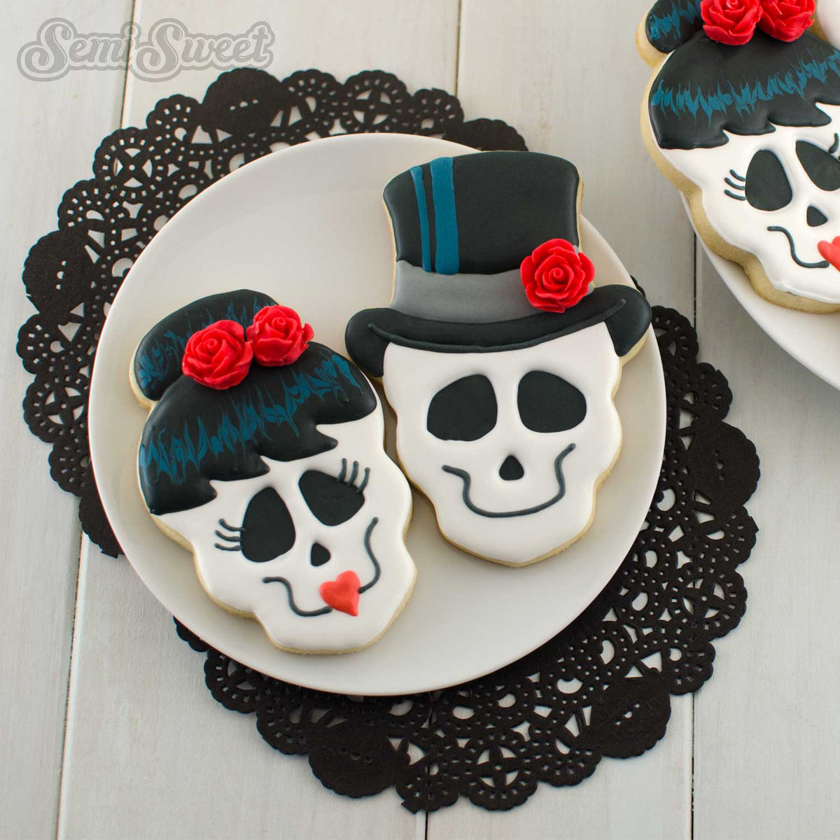 Skull Top Hat Cookie Cutter