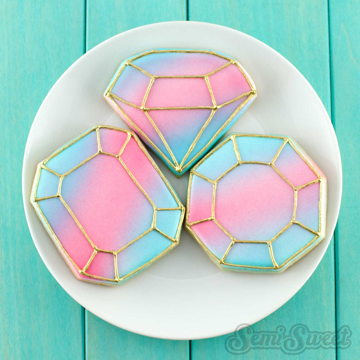 Diamond Gemstone Cookie Cutter