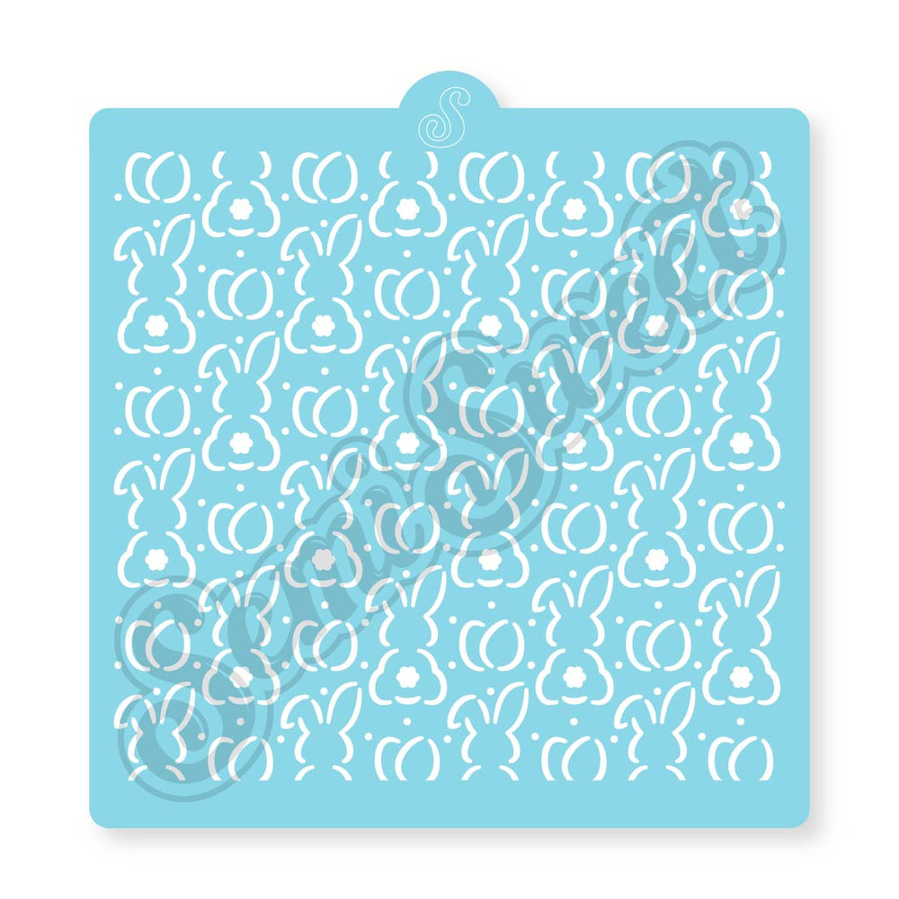 Bunnytails & Eggs Stencil