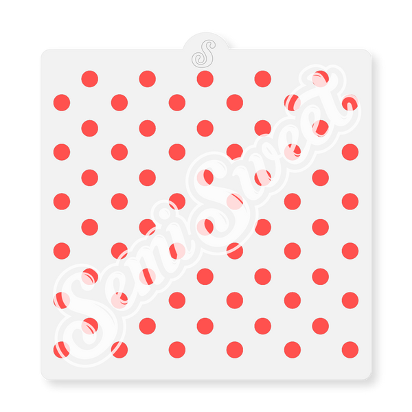 Red And White Polka Dot Border